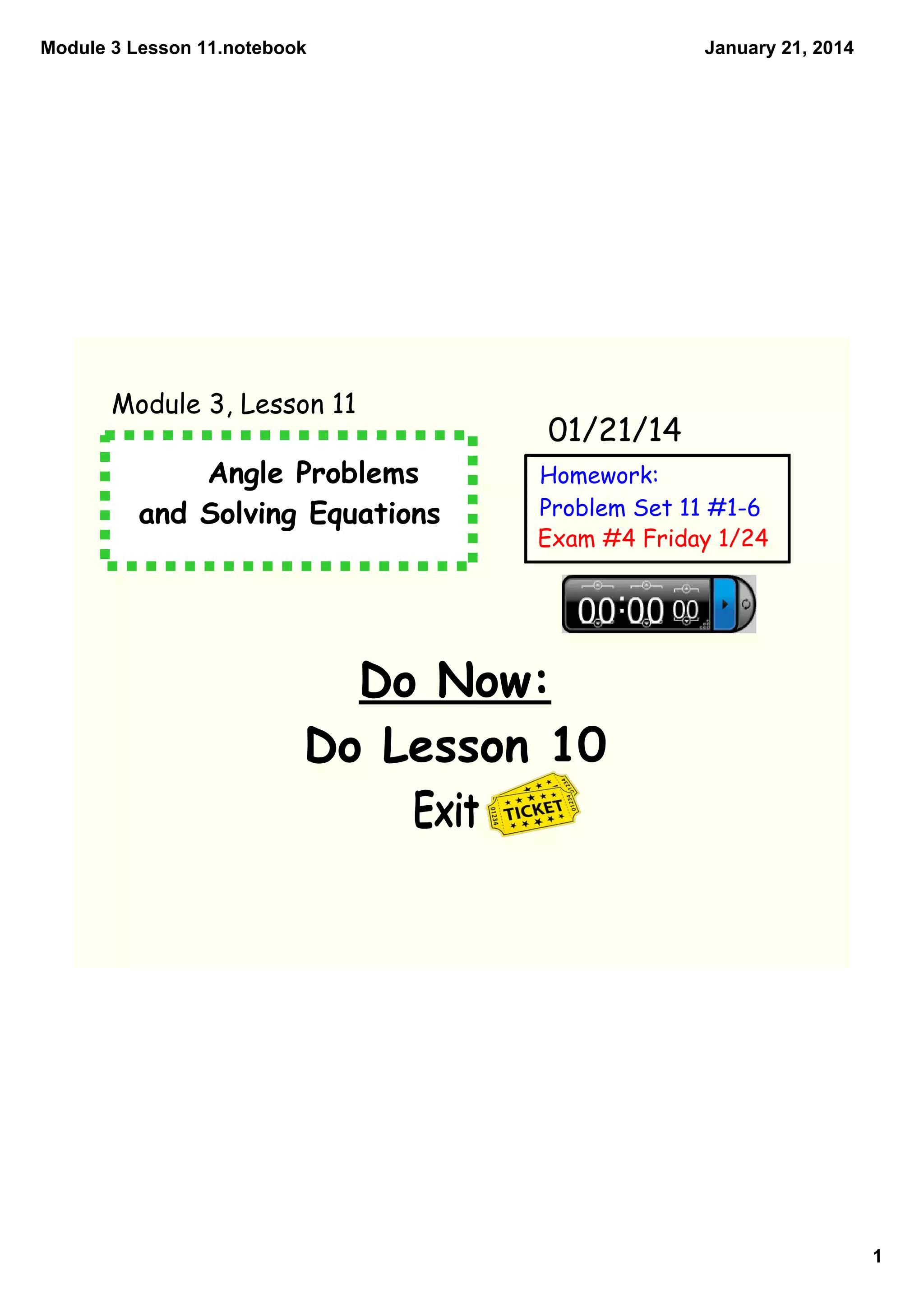 Module 3 lesson 11 | PDF | Science