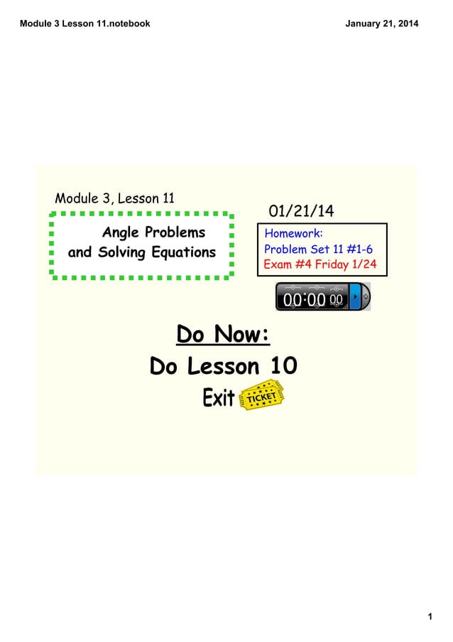 Module 3 lesson 11 | PDF | Science