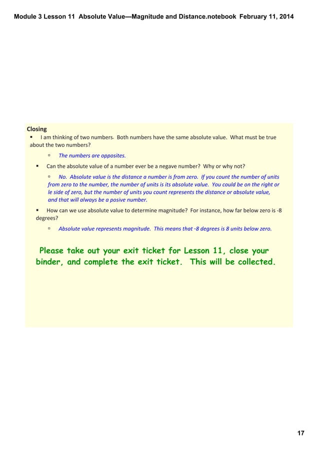 Module 3 lesson 11 | PDF | Physics | Science