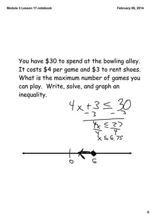 Module 3 lesson 17 | PDF