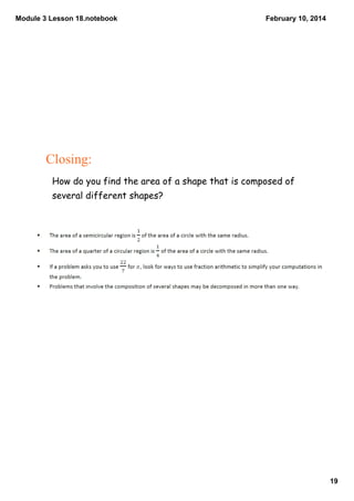 Module 3 lesson 18 | PDF