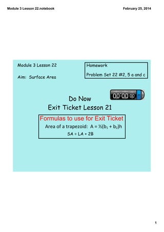 Module 3 lesson 22 | PDF