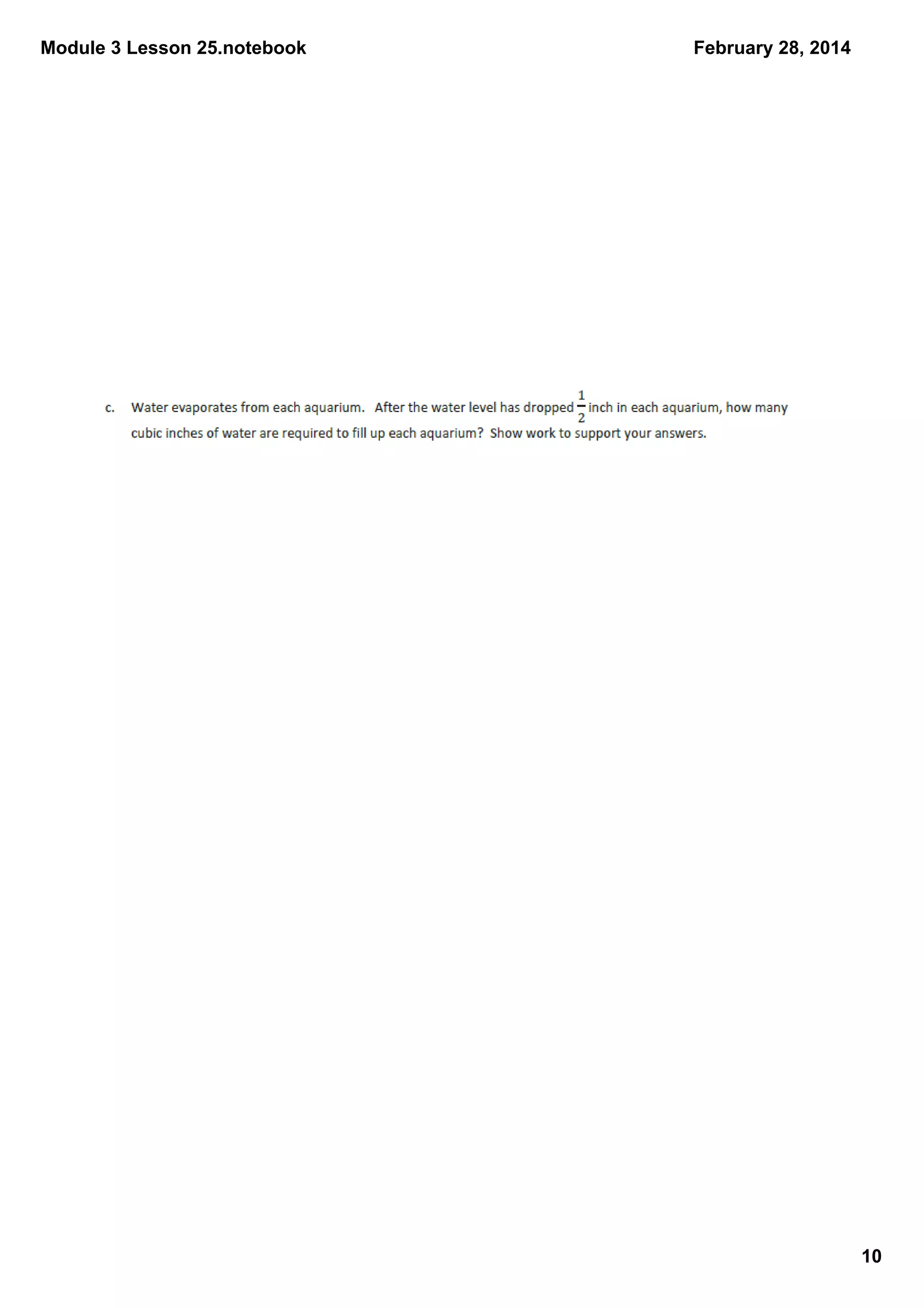 Module 3 lesson 25 | PDF