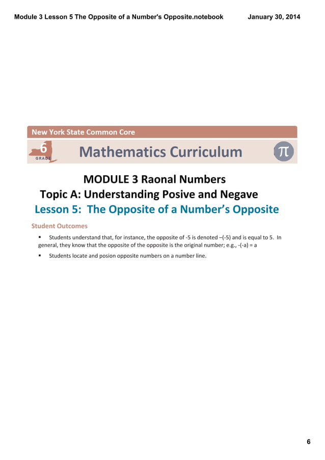 Module 3 lesson 5 | PDF