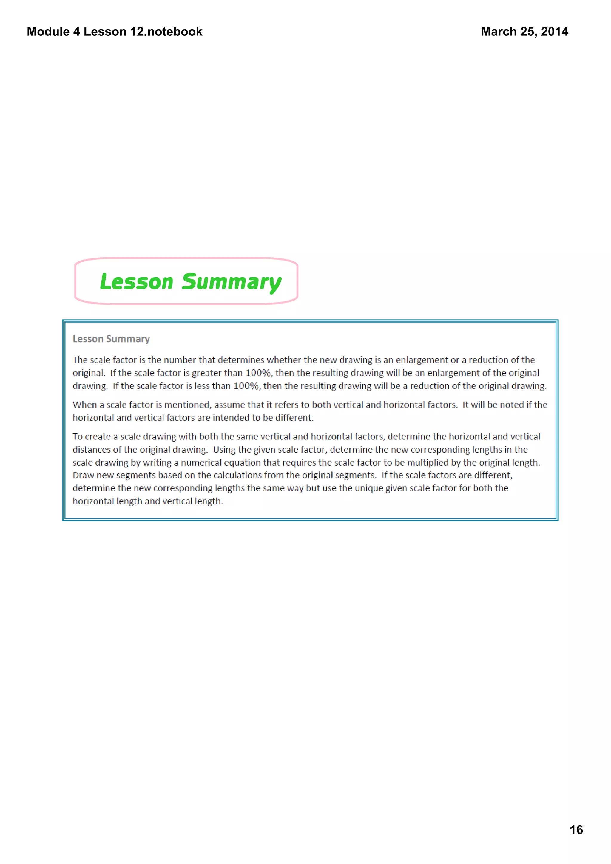 Module 4 lesson 12 | PDF