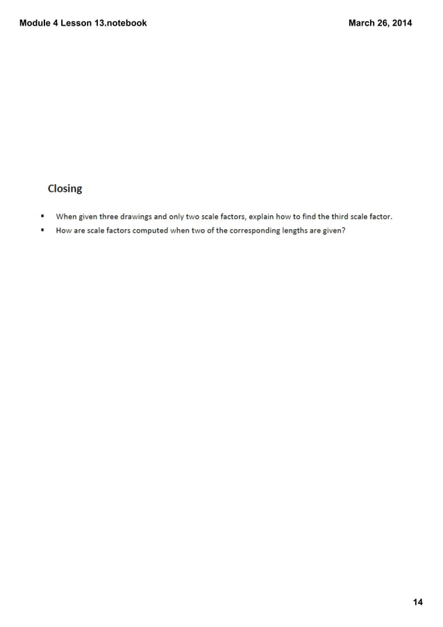 Module 4 lesson 13 | PDF