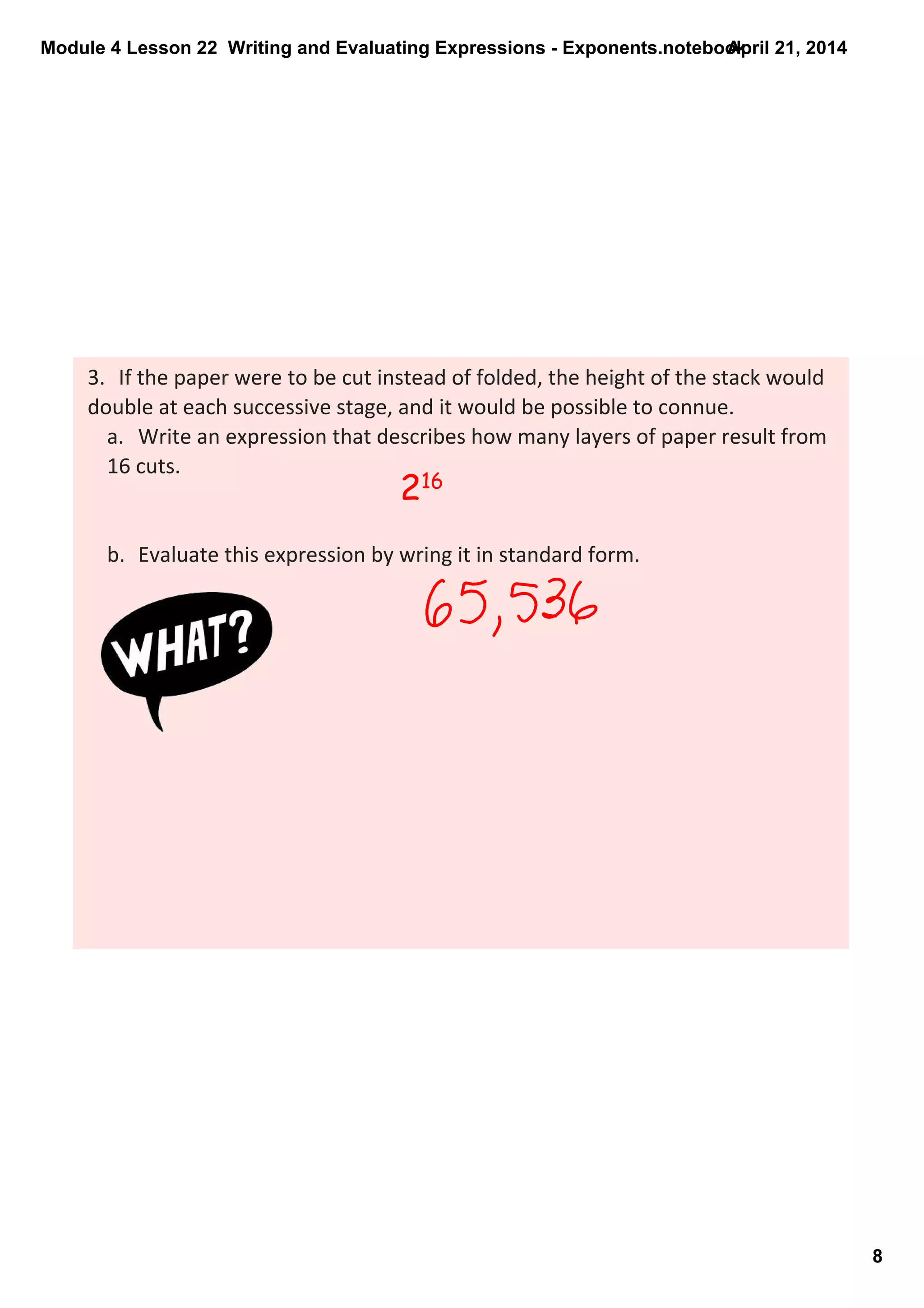 Module 4 lesson 22 | PDF
