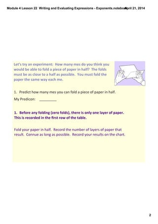 Module 4 lesson 22 | PDF