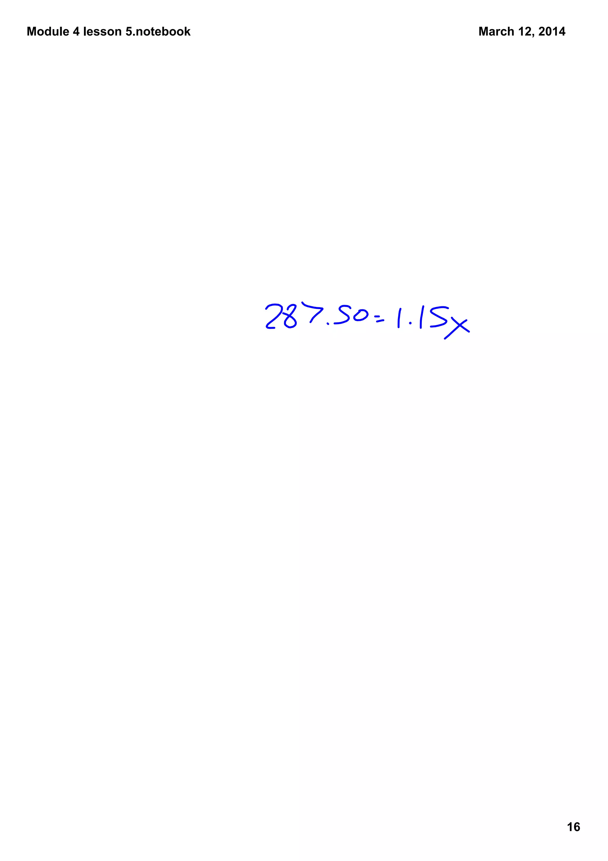 Module 4 lesson 5 | PDF