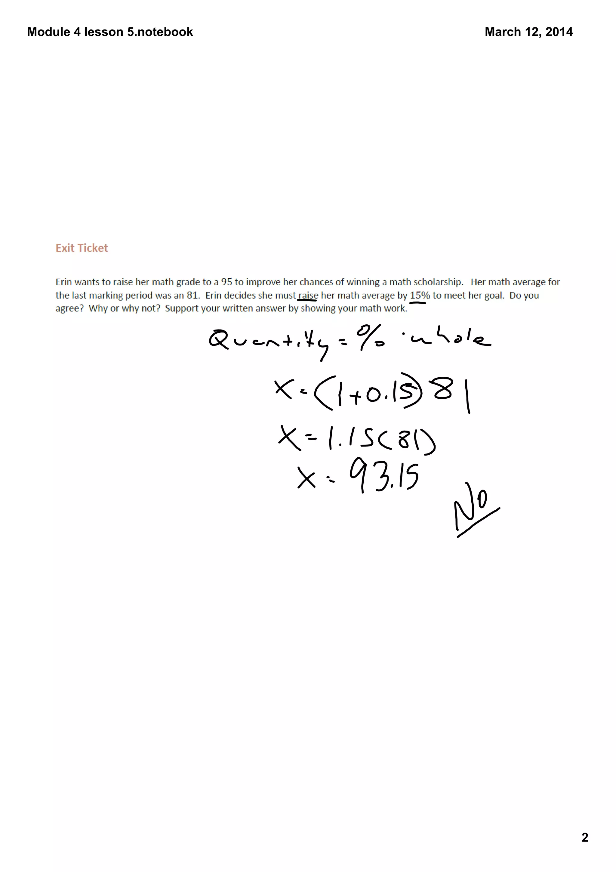 Module 4 lesson 5 | PDF