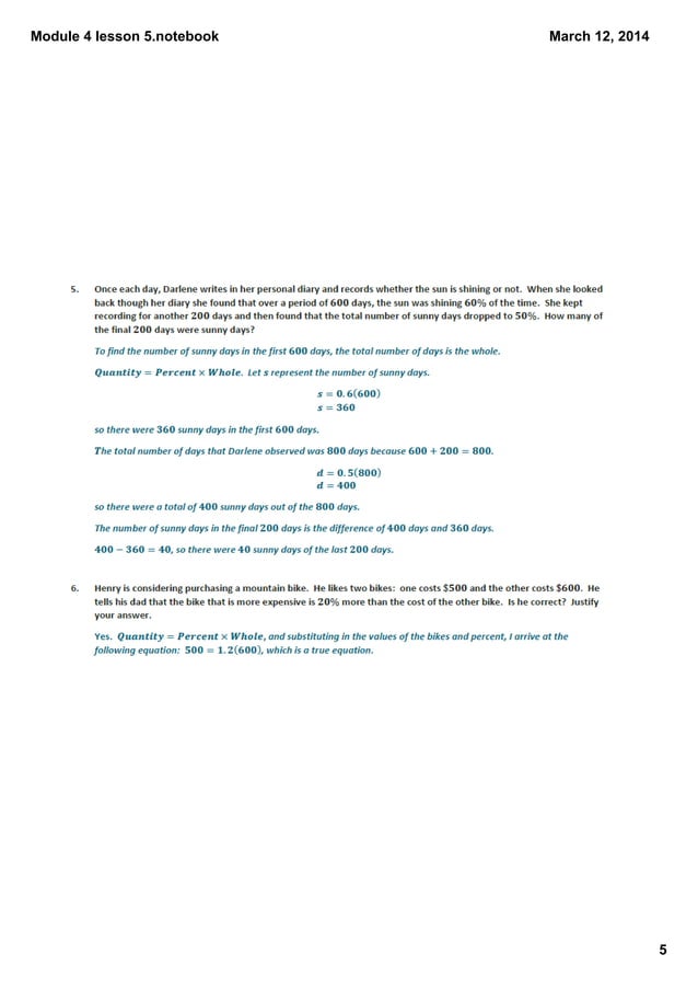 Module 4 lesson 5 | PDF