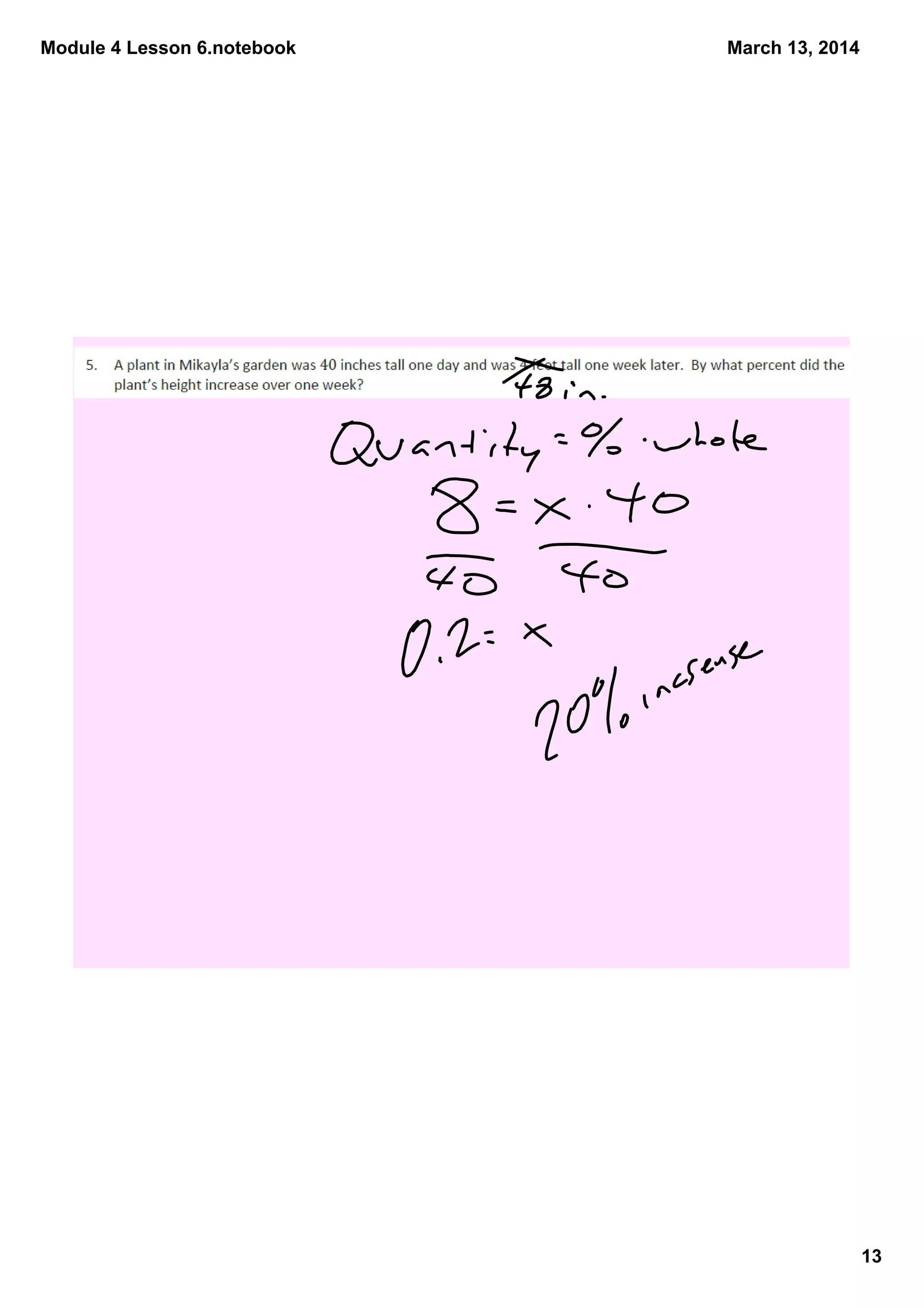 Module 4 lesson 6 | PDF