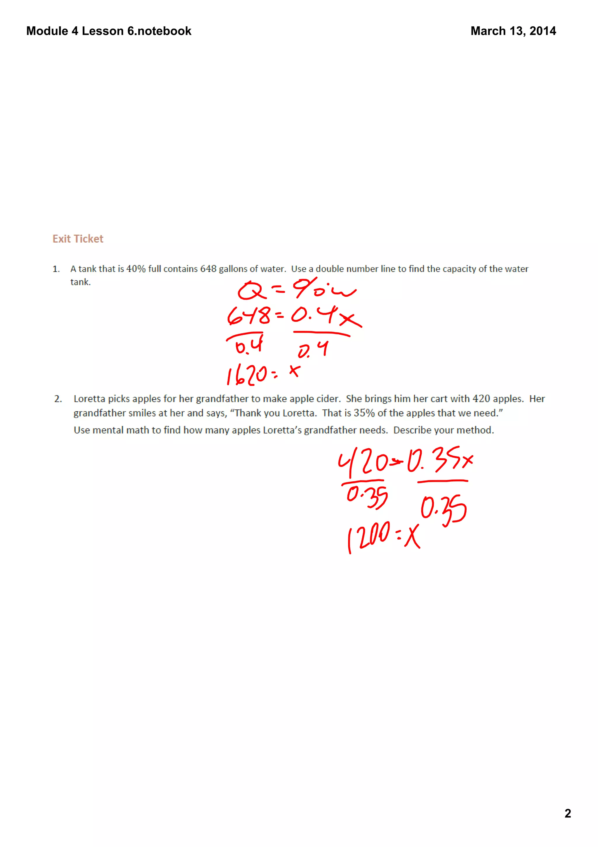 Module 4 lesson 6 | PDF