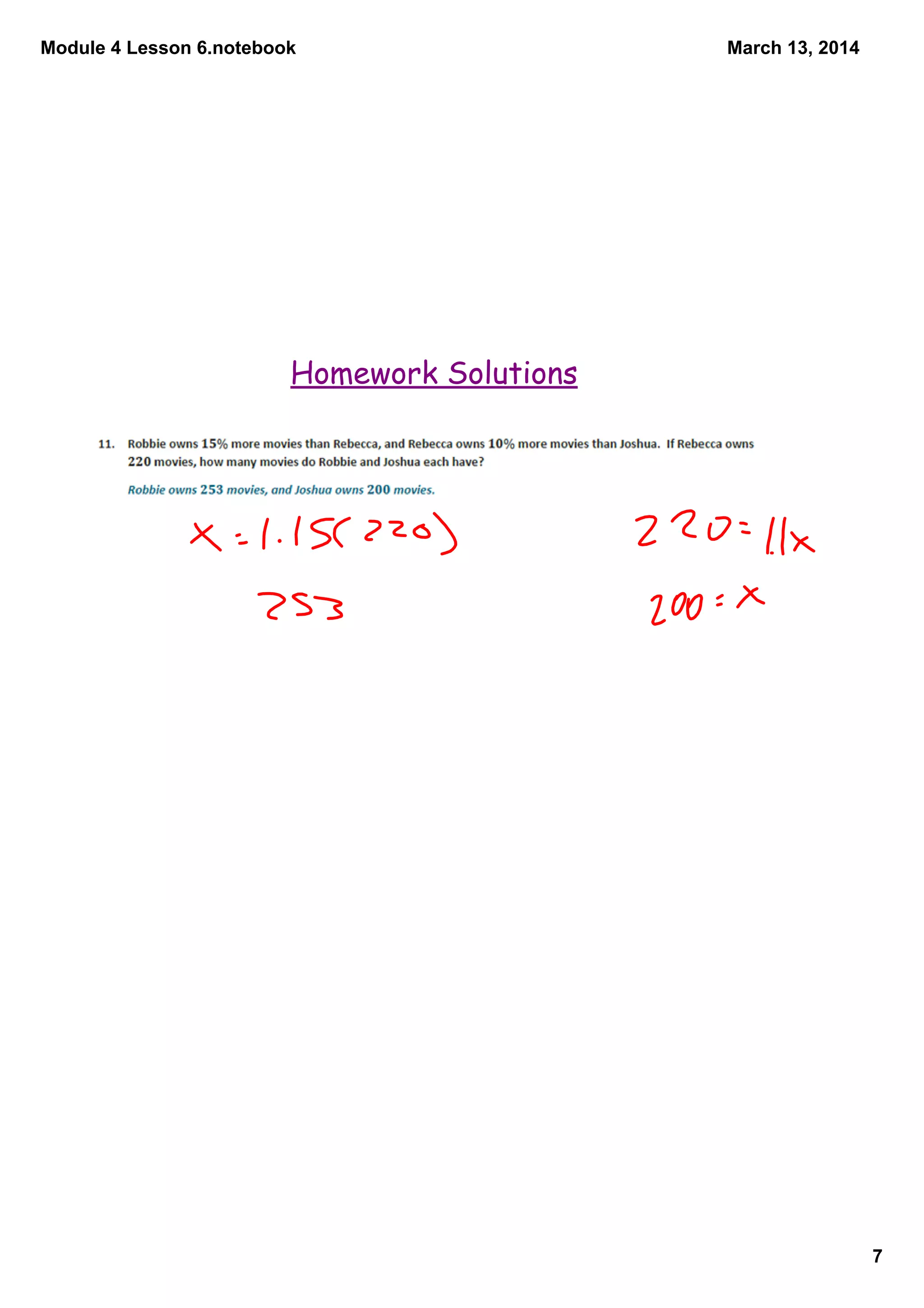 Module 4 lesson 6 | PDF