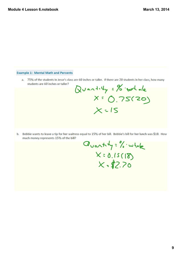Module 4 lesson 6 | PDF