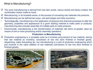 Module. 02.pptx of manufacturing processes 2 | PPTX