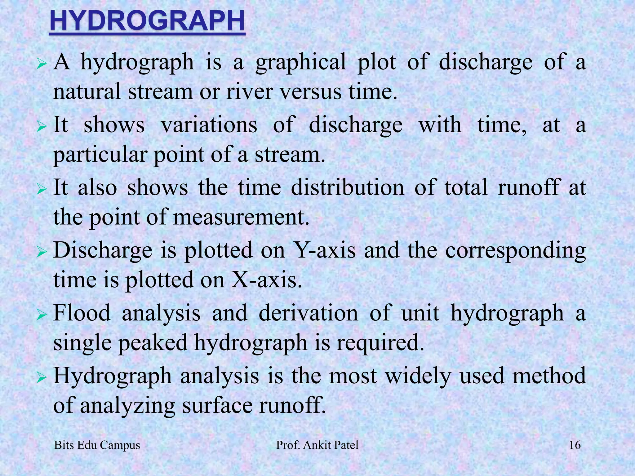 Module 2 ch-1 heytograph and hydrology analysis | PPTX