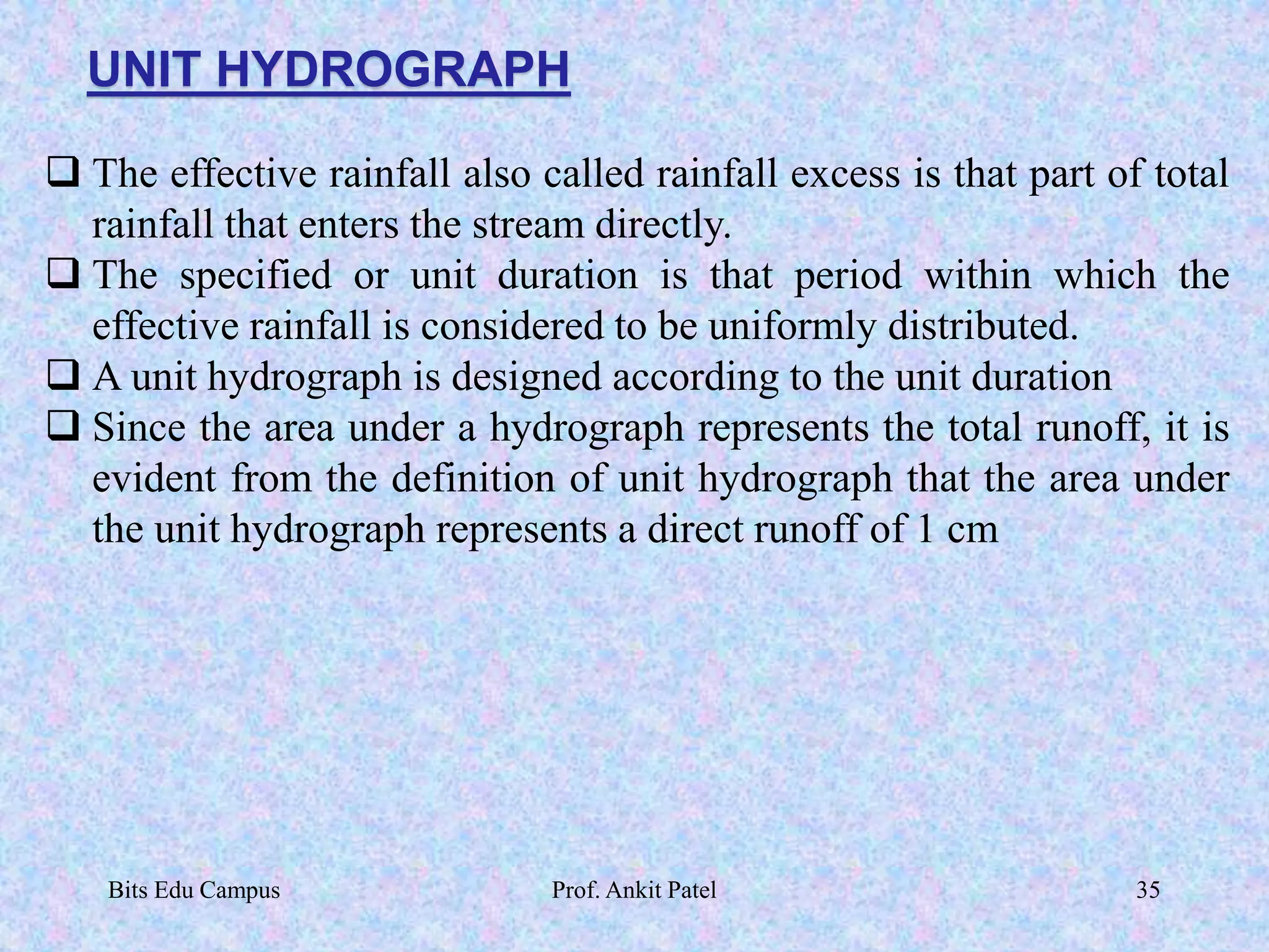 Module 2 ch-1 heytograph and hydrology analysis | PPTX