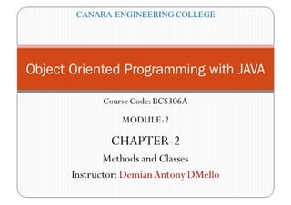 Methods and Classes in JAVA | PDF