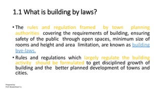 MODULE-II BUILDING PLANNING AND DESIGN [BTCVC606] | PDF