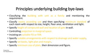 MODULE-II BUILDING PLANNING AND DESIGN [BTCVC606] | PDF
