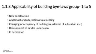 MODULE-II BUILDING PLANNING AND DESIGN [BTCVC606] | PDF