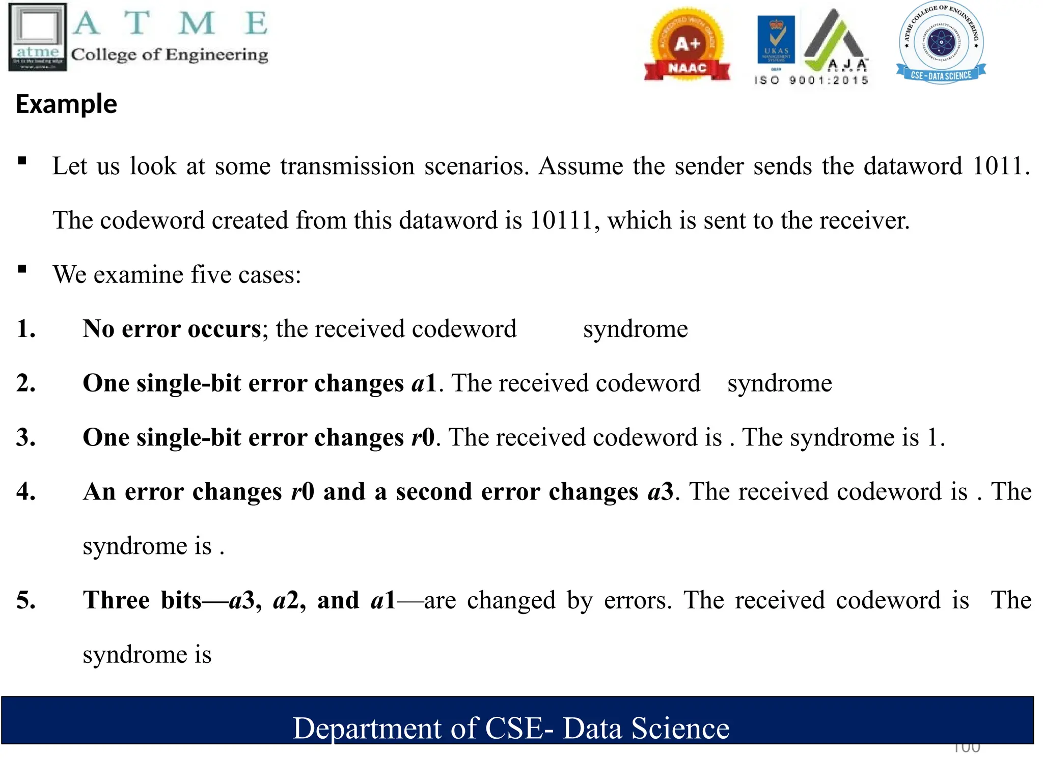 V semester, computer networks BCS502 Module-2_DataLinkLayer | PPTX