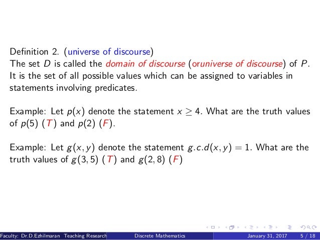 Module - 2 Discrete Mathematics and Graph Theory Module - 2 Discrete Mathematics and Graph Theory