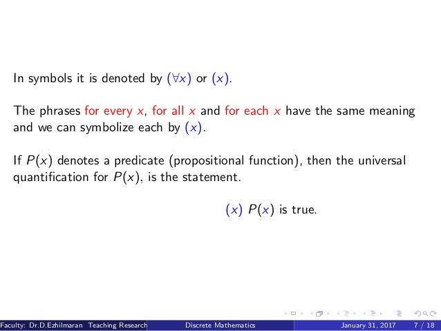 Module - 2 Discrete Mathematics and Graph Theory