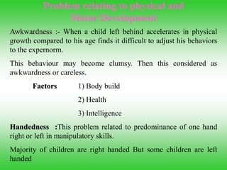 Module 2 educational psychology-physical and motor development | PDF