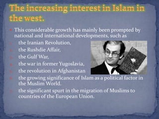 Module 2 islam in western thought | PPT