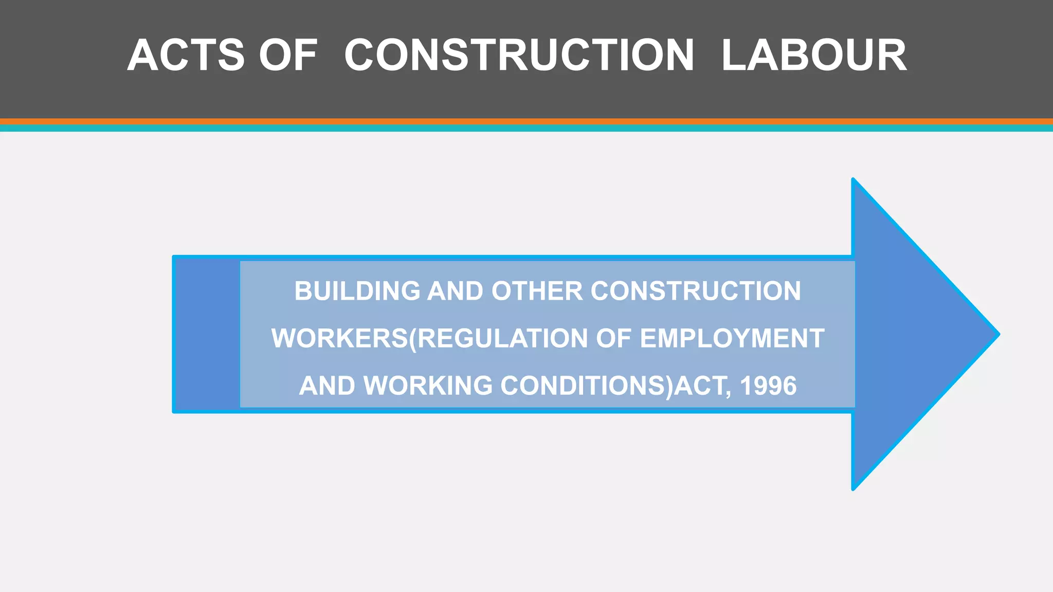 Resource Management, Construction labour and labour acts, safety ...