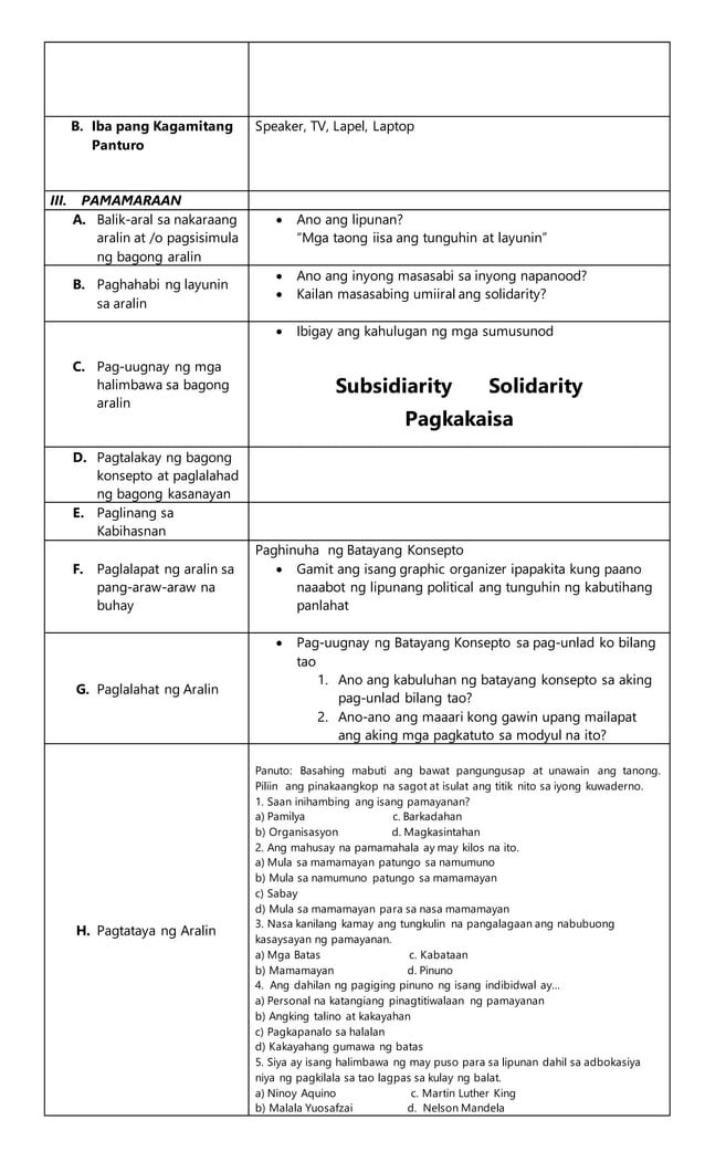 ESP 9 MODYUL 2 | DOCX