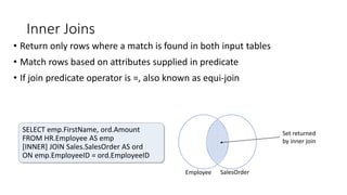 20190310 - SQL Course - JOIN | PPTX | Databases | Computer Software and ...