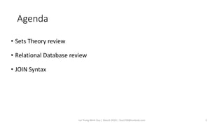 20190310 - SQL Course - JOIN | PPTX | Databases | Computer Software and ...