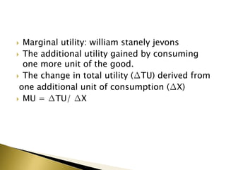 THEORY OF CONSUMER BEHAVIOUR | PPT