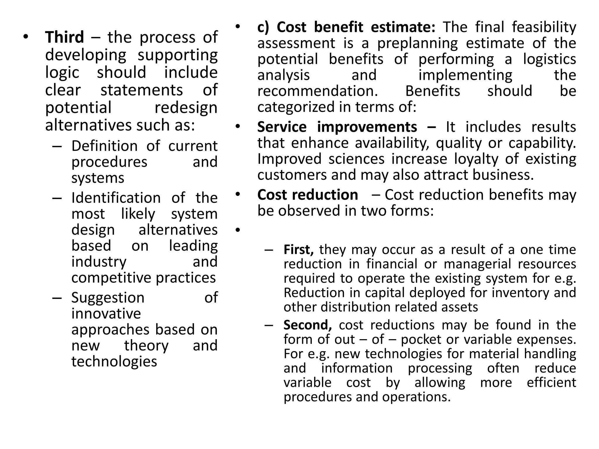 logistics management and its process and objectives | PPTX