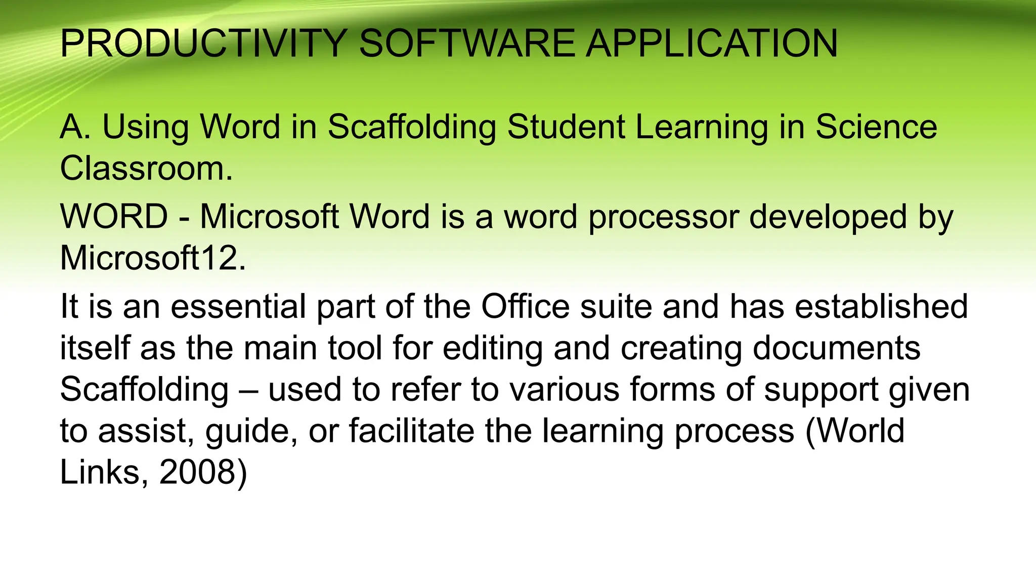 using ended tools in facilitating science learning | PPTX