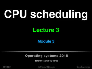 Module 3-cpu-scheduling | PPT