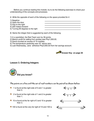 Module 3-integers | DOC