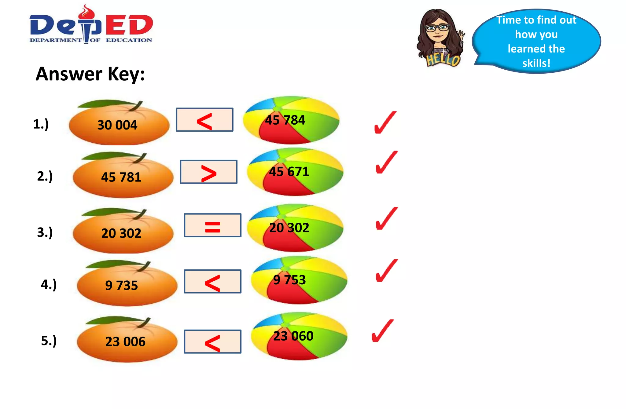 Reads and writes numbers in symbols and in words up to hundred thousand ...