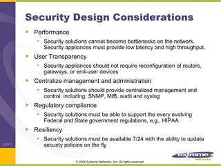Security Design Considerations Module 3 - Training Sample | PPT