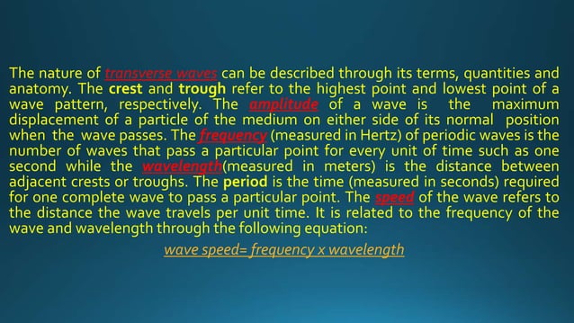 Module-3-The-Waves - the different types of waves | PPTX | Physics ...