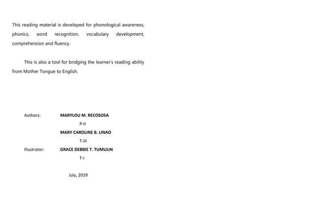 module-3C.docx with A family, cvc words, phrases and sentences | DOCX