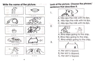 module-3C.docx with A family, cvc words, phrases and sentences | DOCX