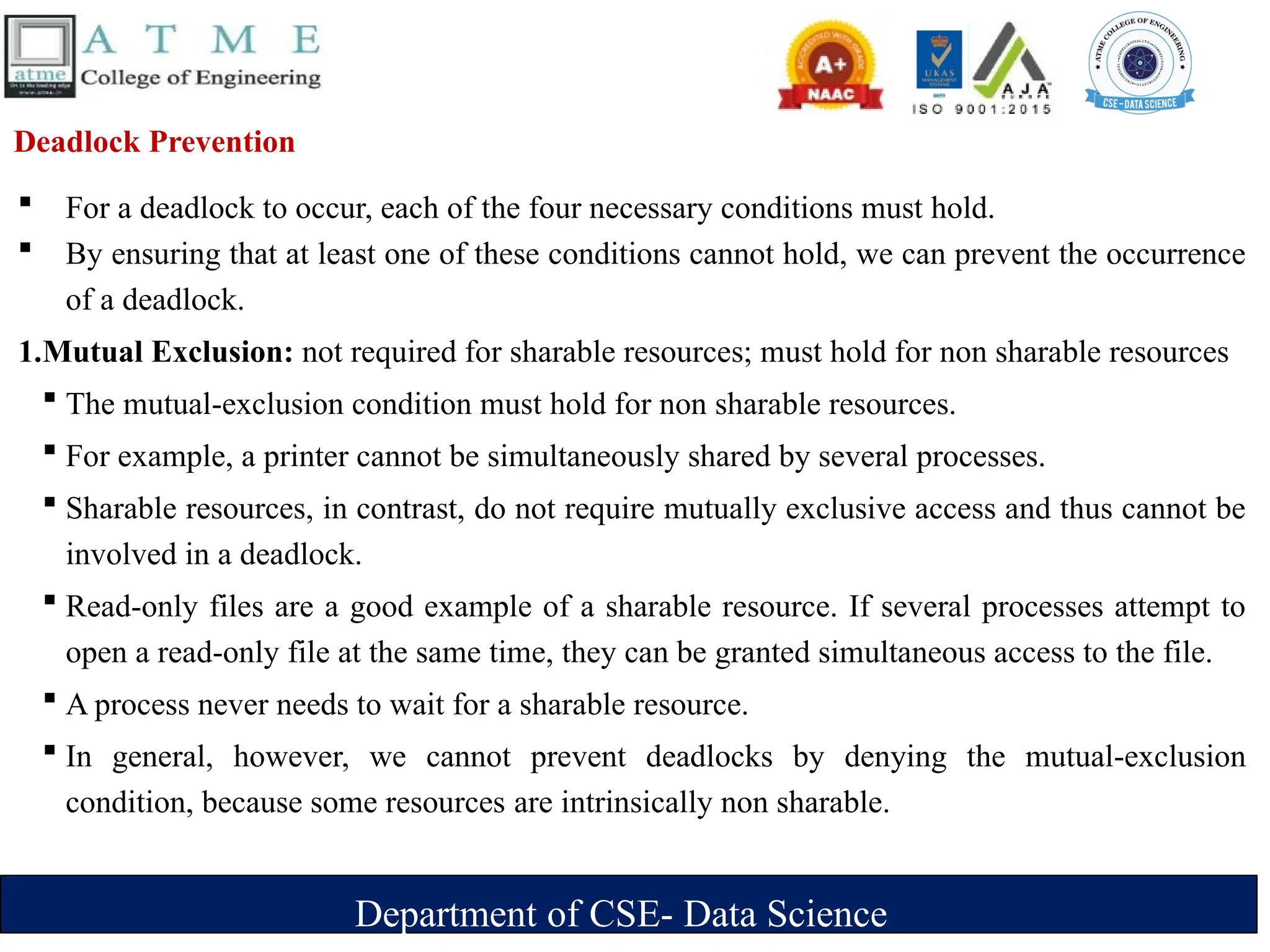 Module-3 Deadlocks.pptx BCS303 Operating system | PPTX | Operating ...