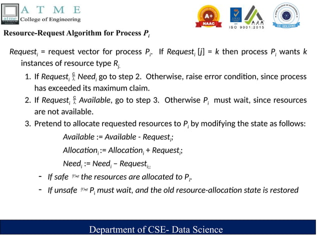 Module 3 Deadlockspptx Bcs303 Operating System Pptx Operating Systems Computer Software
