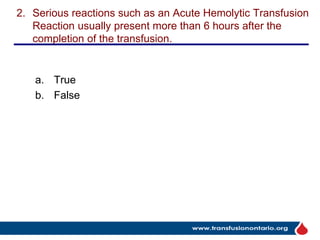 transfusion is medical terminology and explaination | PPT