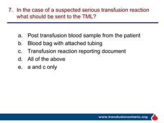 transfusion is medical terminology and explaination | PPT