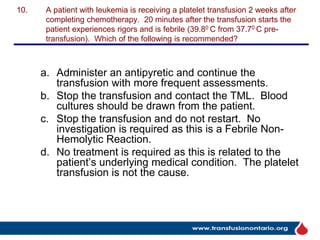 transfusion is medical terminology and explaination | PPT